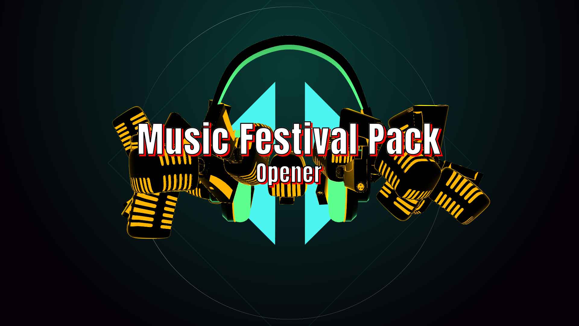 Music Visualizer Overlays Pack