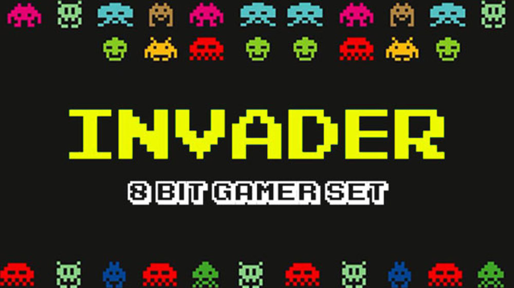 8 Bit Gamer Blocks Pack